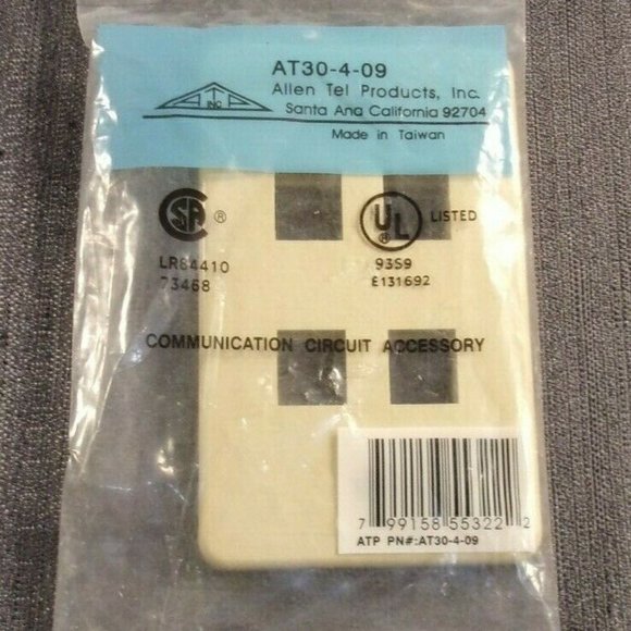 Other | New Old Stock At3409 Allen Tel Products Cover Plate Si339 ...